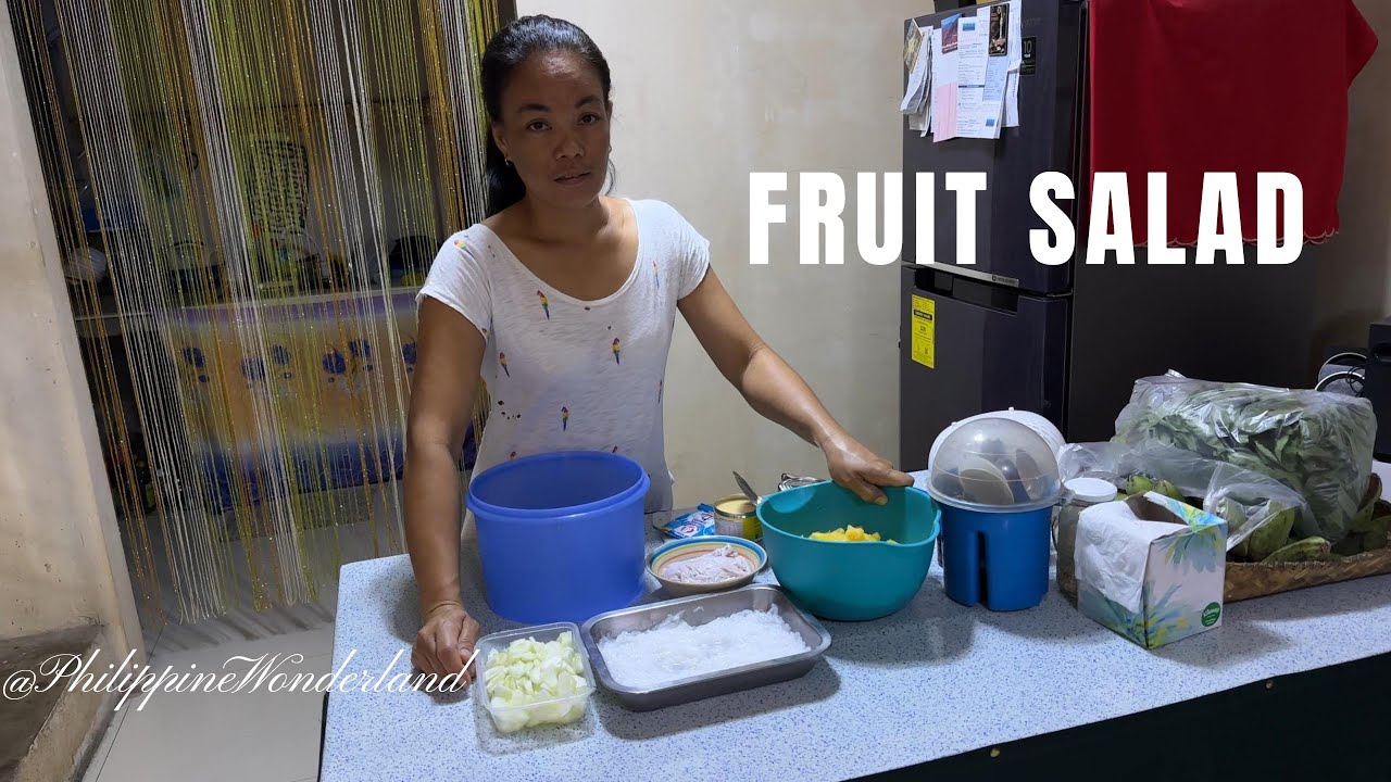 EASY MADE FRUIT SALAD PINOY RECIPE - YouTube