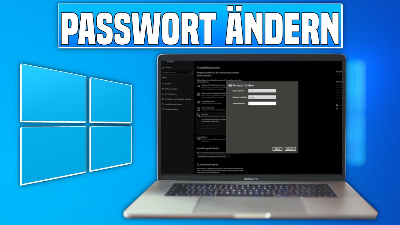 Windows Passwort ändern | Windows 10 & 11 Kennwort ändern - Deutsch ...