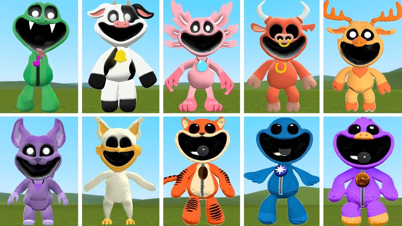 EVOLUTION OF ALL SMILING CRITTERS MINI VS ALL POPPY PLAYTIME CHAPTER 3 ...