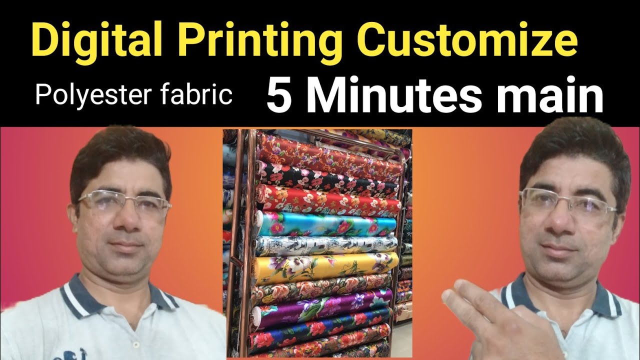 how to do digital Sublimation Printing on Polyester Fabric. - YouTube