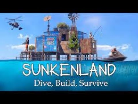 SUNKENLAND pt1 The start of Base Building. - YouTube