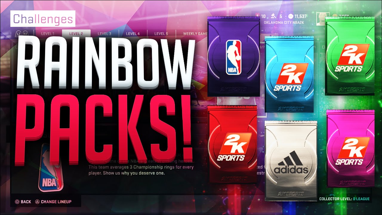 NBA 2K15 My Team - Rainbow Pack Opening! Opening EVERY Pack on 2K! PS4 ...
