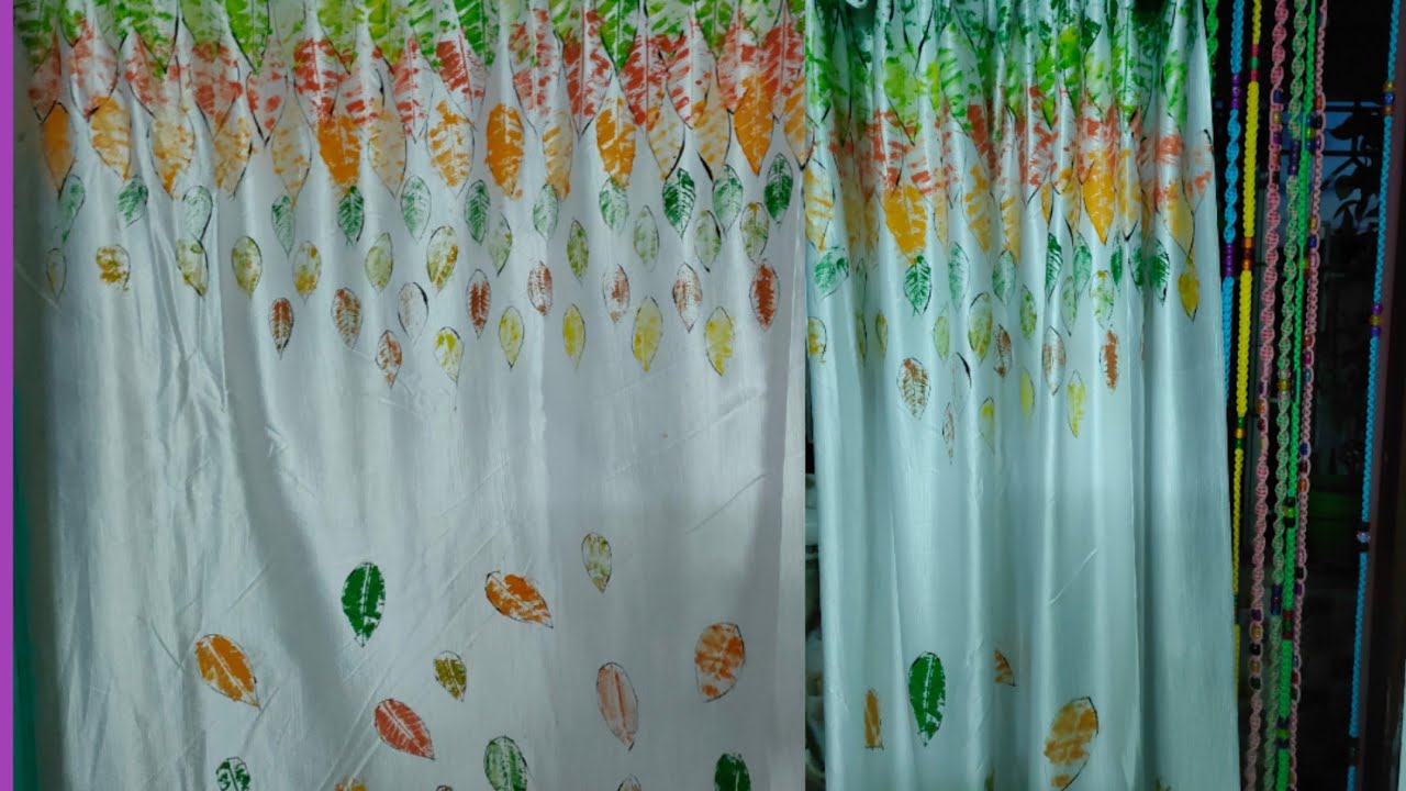 DIY Curtain Idea/Easy and Beautiful Curtain making at Home/Room Decor ...