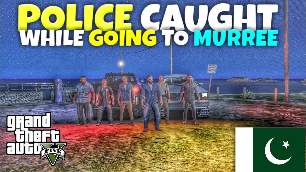 Police Caught Michael while going to Murree | Gta 5 Gameplay | AHMAD ...