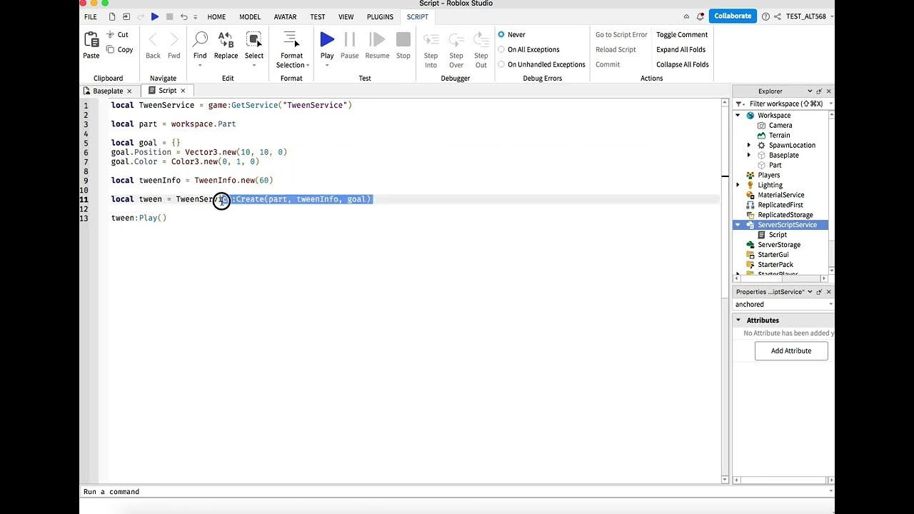 HOW TO ANIMATE A PART USING TWEENSERVICE 2023 ROBLOX STUDIO TUTORIAL [WORKING] - YouTube