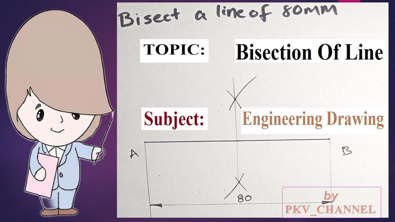 bisection of line - YouTube