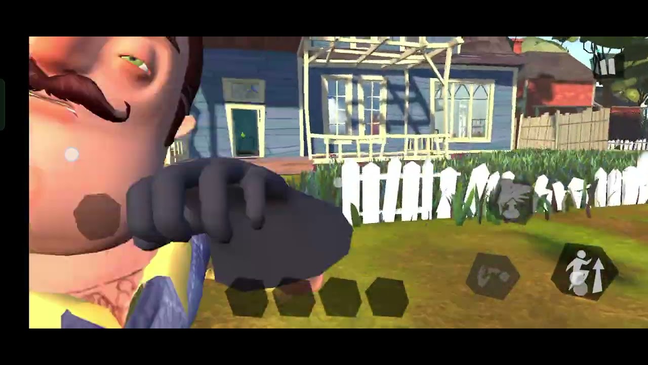 playing hello neighbor - YouTube