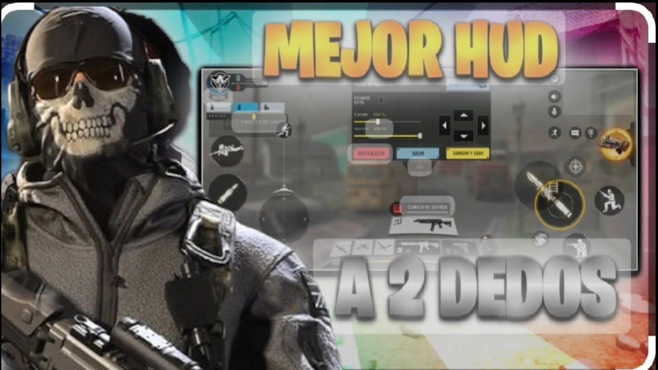 EL MEJOR HUD A 2 Y 4 DEDOS PARA SER UN PRO|CALL OF DUTY MOBILE - YouTube