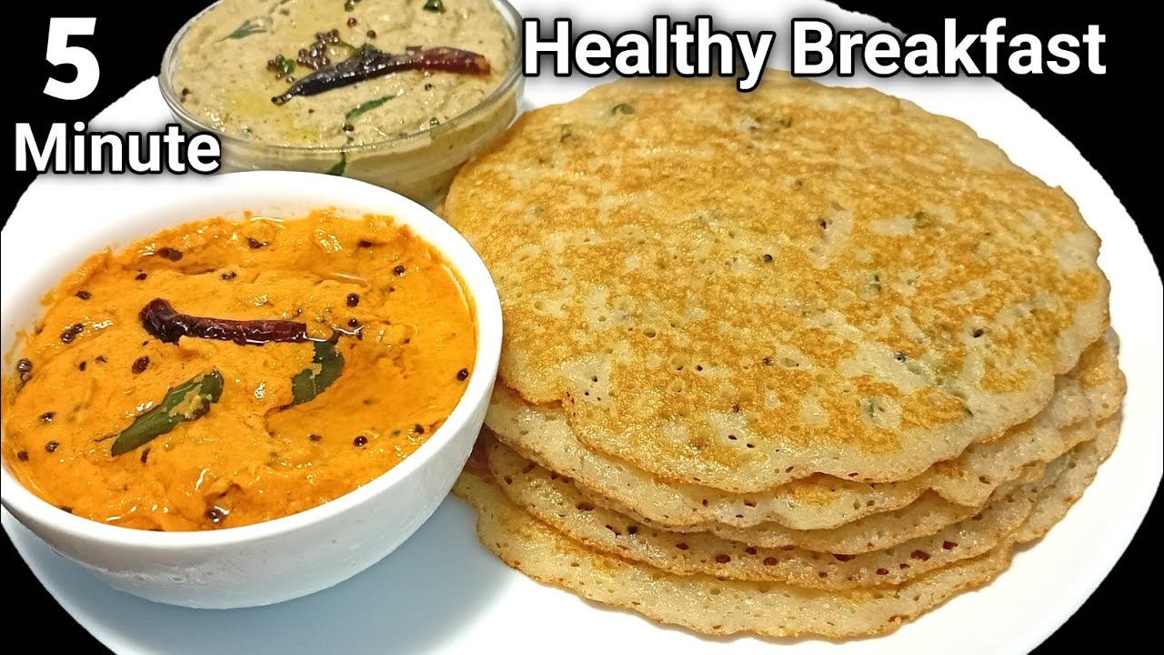 Instant Breakfast With 2 Minute Batter | Healthy Breakfast Recipe ...