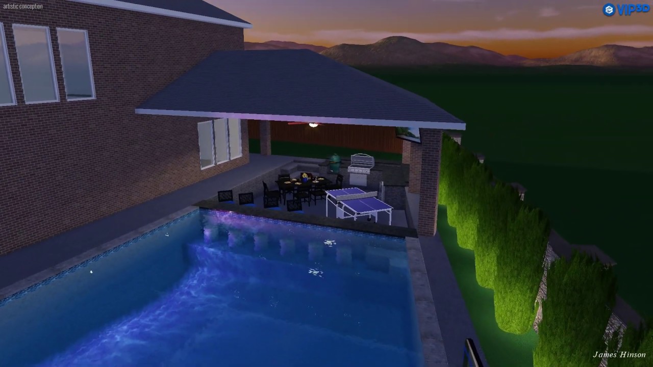 Blue Science Pools - 4500 Saint Samons V2 - YouTube