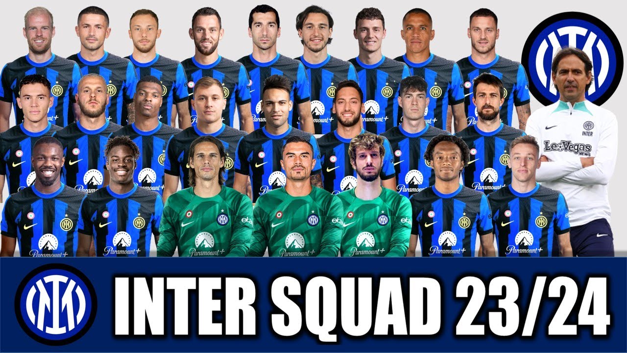 INTER MILAN SQUAD SEASON 2023/24 FEAT Klaassen,Benjamin Pavard,Alexis ...
