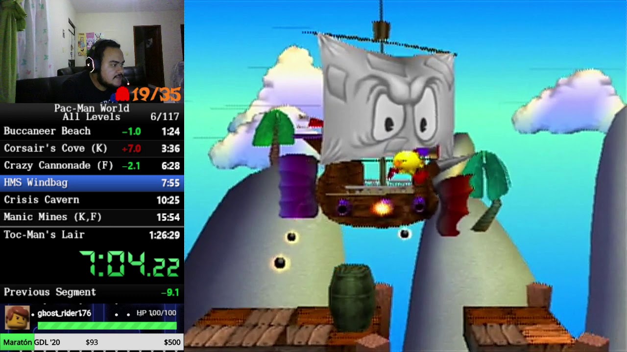 Pac-Man World - All Levels in 1:21:54 PB - YouTube