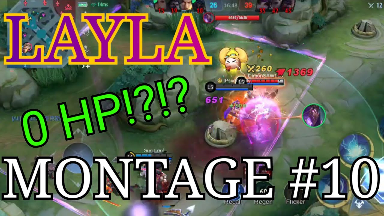 LAYLA MONTAGE #10 | MANIACS & LEGENDARIES + BONUS CLIPS | MLBB - YouTube