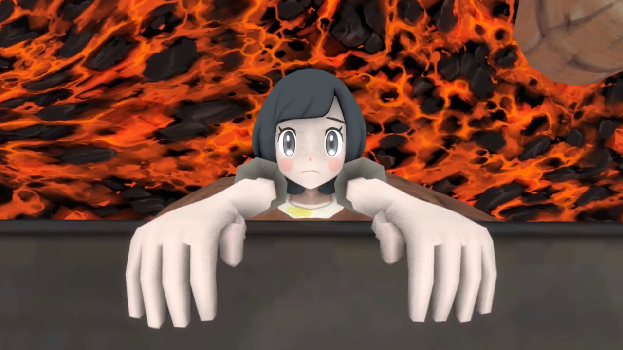 Selene (Pokémon) Cliffhanging Animation - YouTube