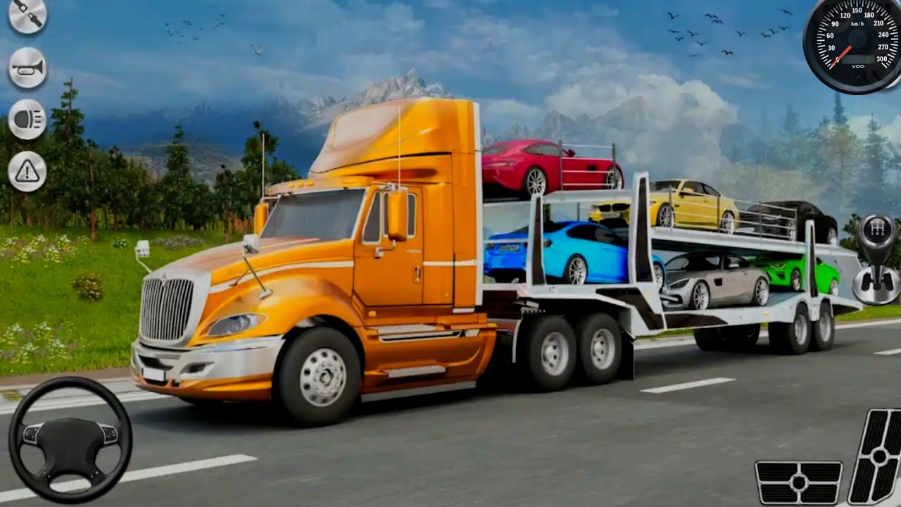 Car Transport Truck Games Sim ! Crazy Car Transport Truck Game ...