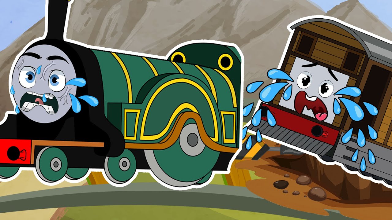 You Can Do It, Toby! Percy Will Pull You Out of the Mud! | Thomas and ...