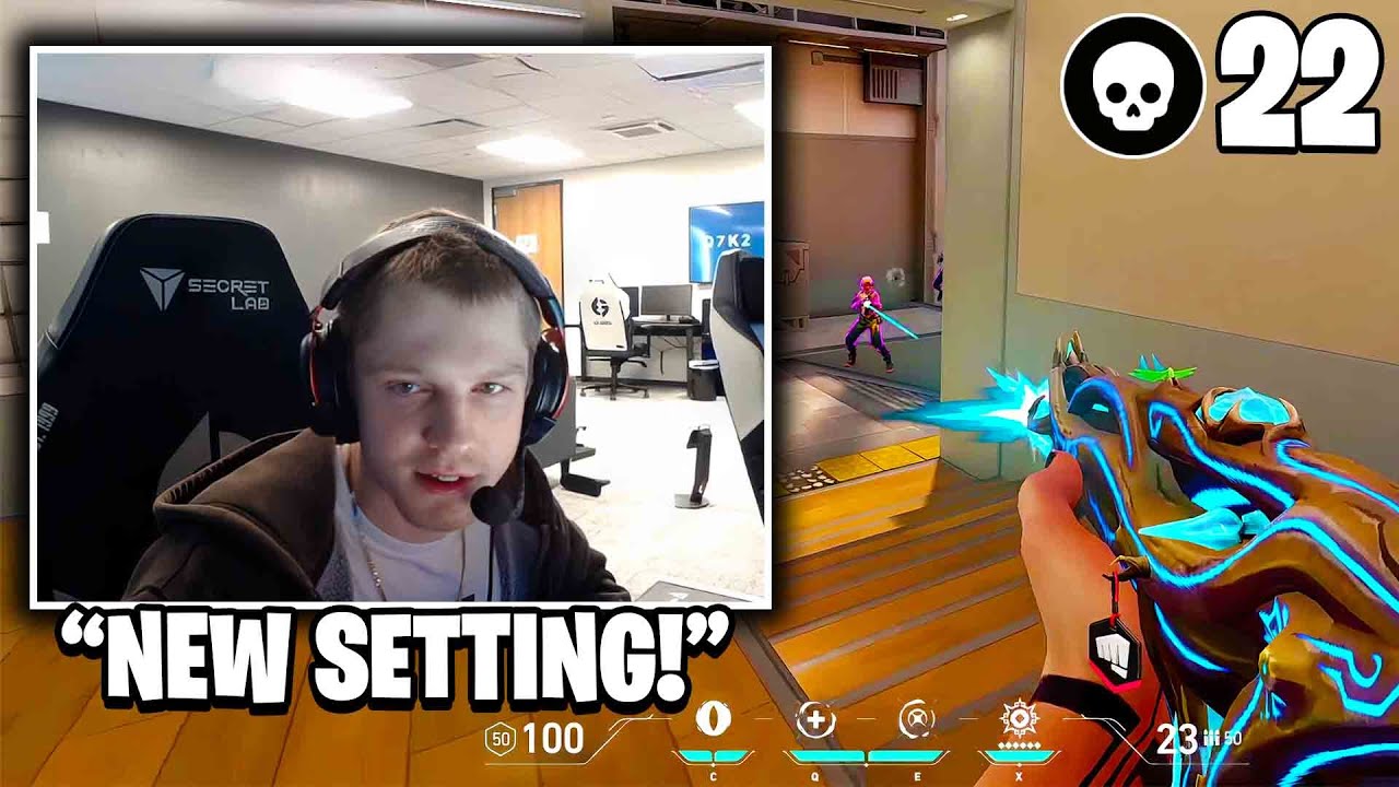 EG DEMON1 SHOWS HIS NEW SETTING FOR 2023 FT. YAY | VALORANT - YouTube