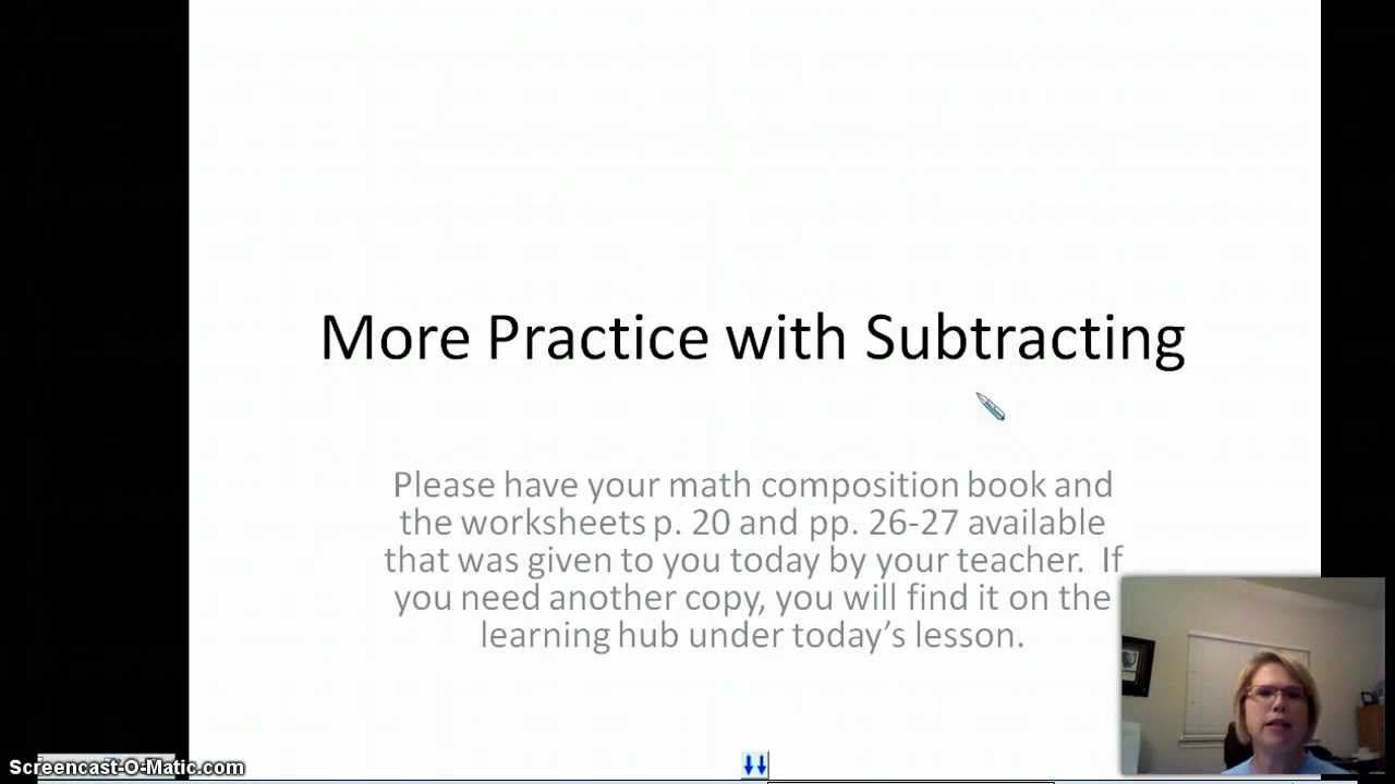 Subtracting with Expanded Form - YouTube