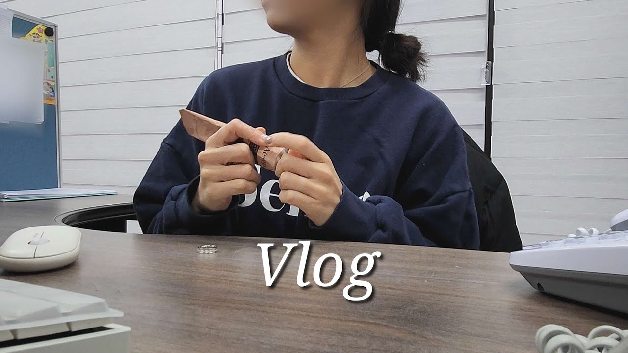 굥리사무직 직장인 브이로그 이사오기 전 사무실 공개 일하는 하루의 영상 중소기업 경리 경리직 20대 직장인
