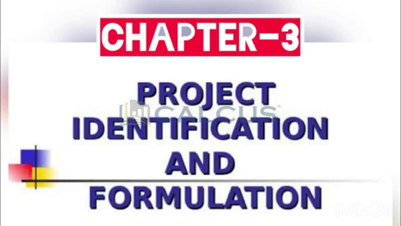 2 Entrepreneurship Development Chapter 3 Unit 3 Project Formulation ...