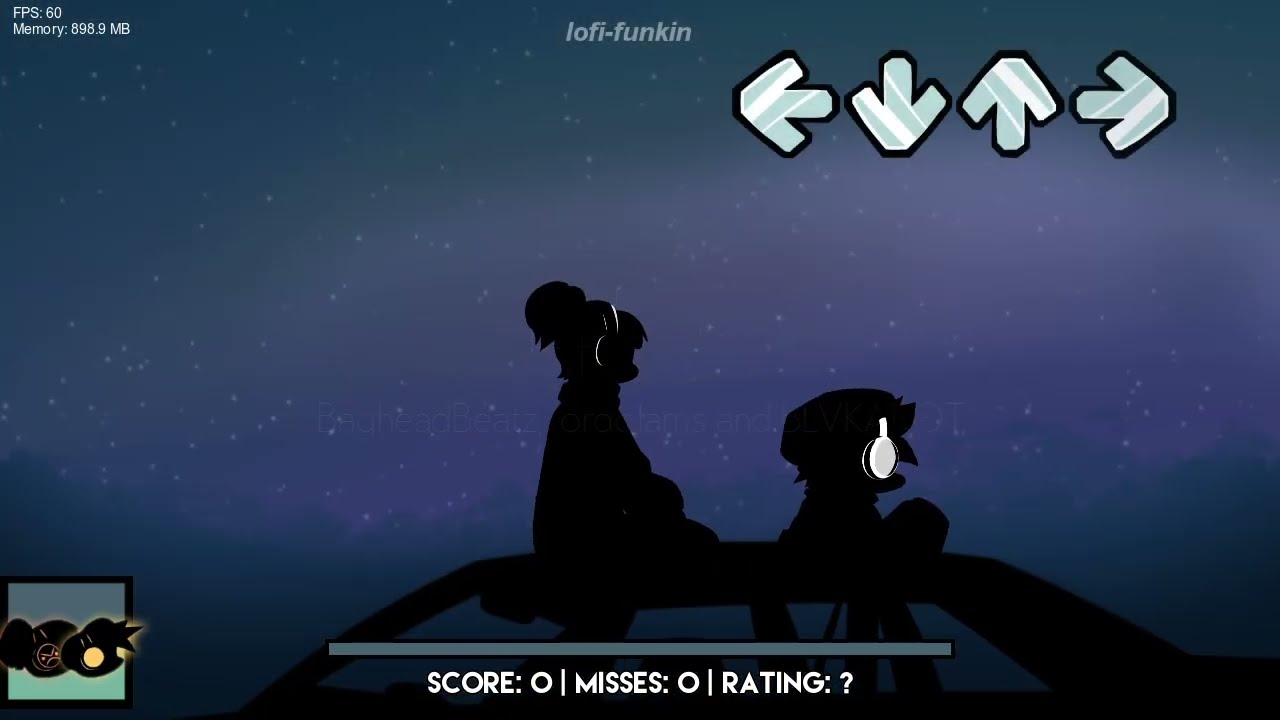 FNF LOFI Funkin' Lofi-Funkin song gameplay (2 misses) - YouTube