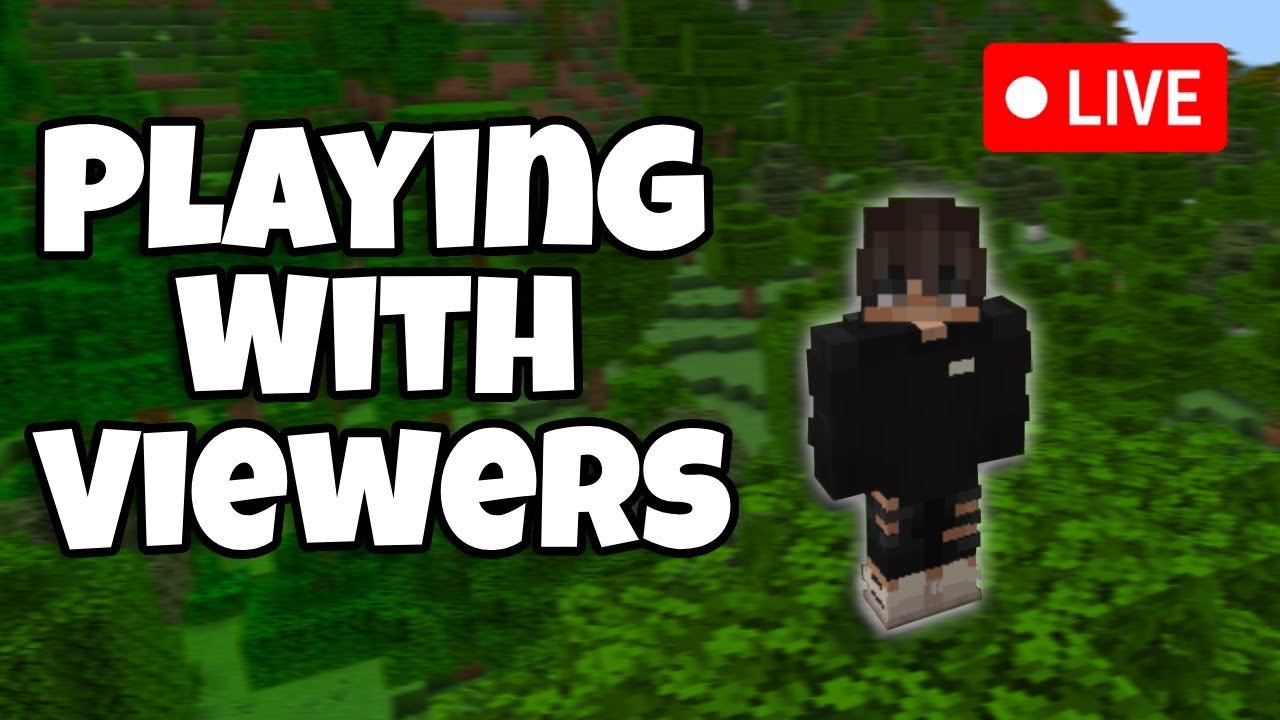 🔴Live Now! - Playing Minecraft With Viewers - YouTube