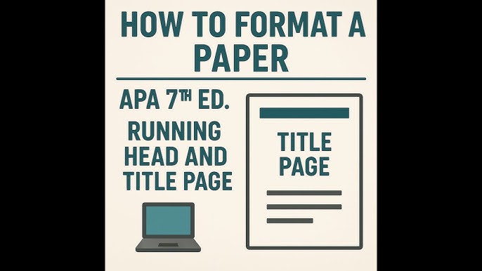 How To Do A Running Head Apa 6th Edition APA Running Head And Title