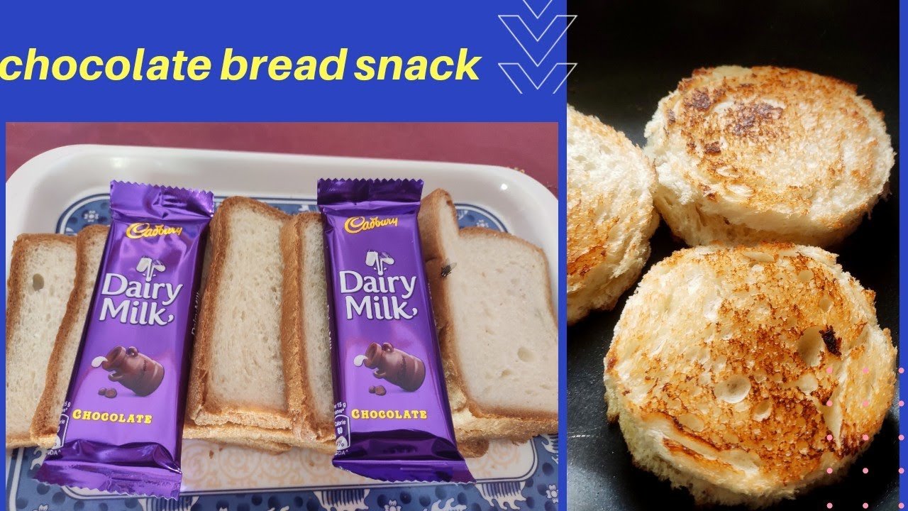 CHOCOLATE BREAD SNACK || HOMEMADE CHOCOLATE BREAD SNACK || 5 MINUTES ...