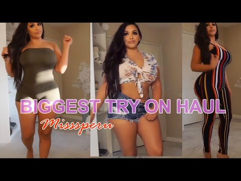 BIGGEST TRY ON HAUL - miss peru