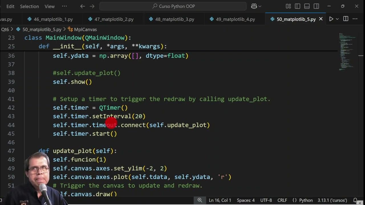 PySide6 y Matplotlib : Generación 'en tiempo real' de Funciones - YouTube