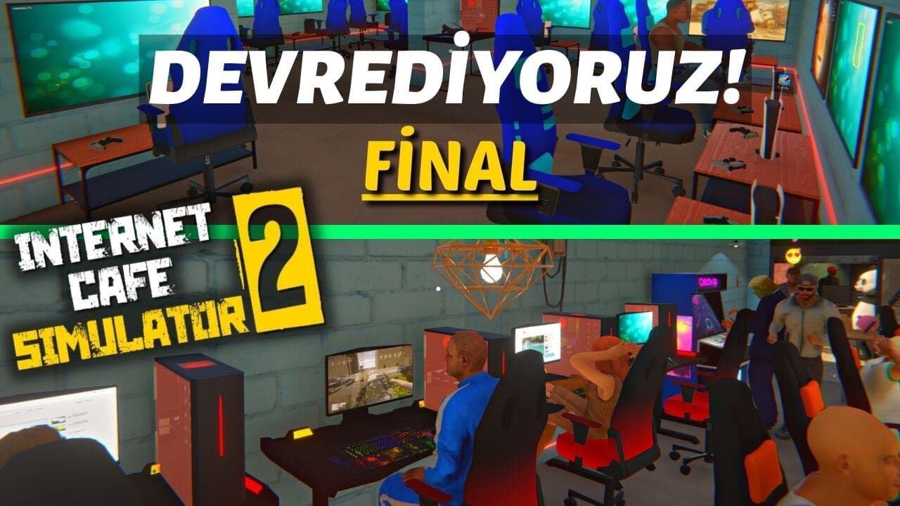 İnternet Cafe Simulator 2 Dalga Silahı Aldık XBox Playstation Herşeyi ...