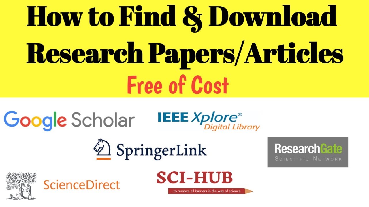 How To Download Research Papers Article Free Find Research Papers On How To Download Research Papers Article Free Find Research Papers On