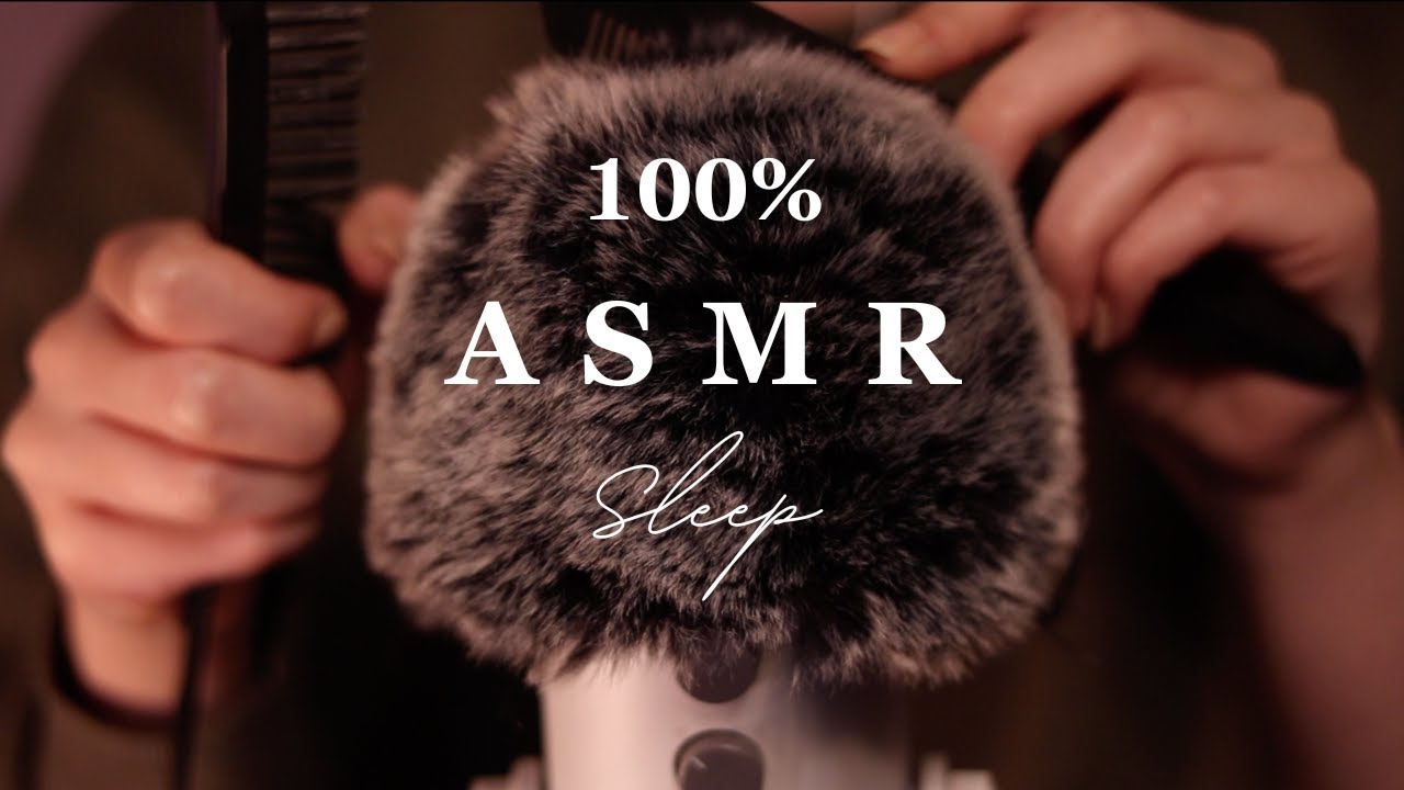 Asmr Scalp Massage Simulation For 100 Sleep 💤 Fluffy Mic Scratching