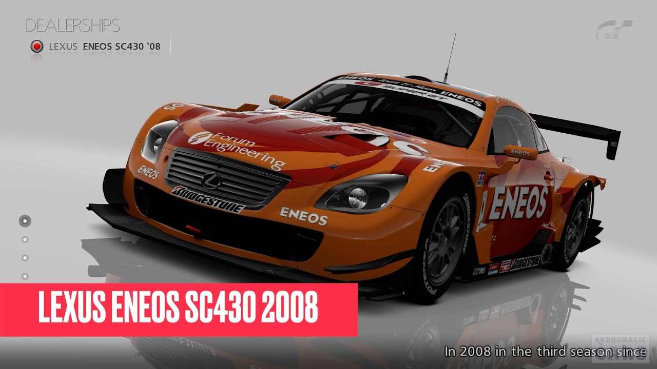 Lexus Eneos SC430 2008 [Gran Turismo 5] With Documentary Commentary ...
