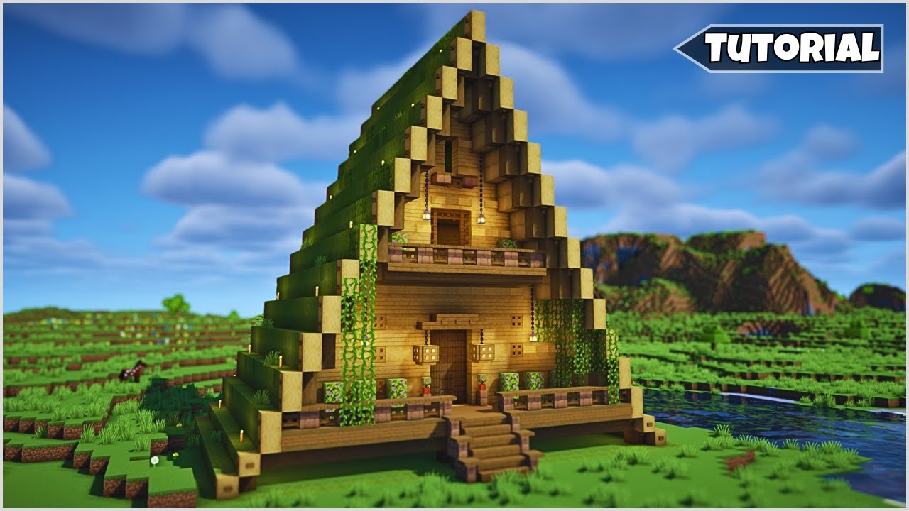 Minecraft: How to Build a Cozy Log Cabin | Wood House Tutorial 🏡 - YouTube
