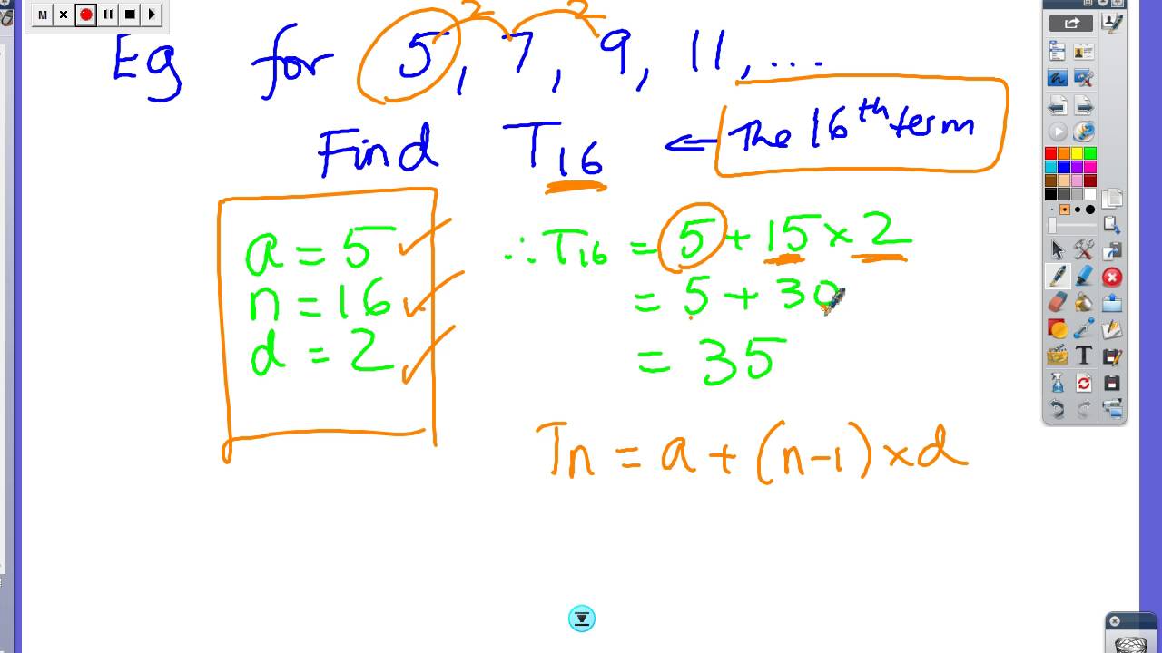 Arithmetic Progressions Youtube 0493