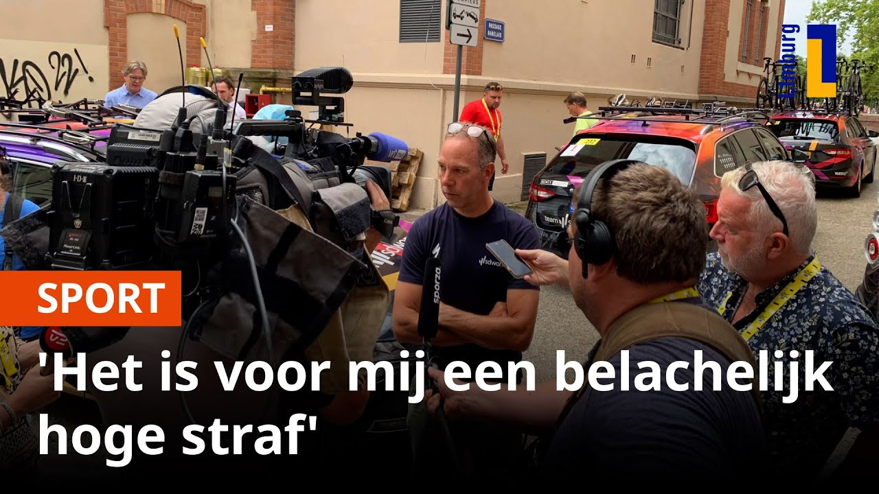 SD Worx-ploegleider Danny Stam uit Tour gezet | 1Limburg - YouTube