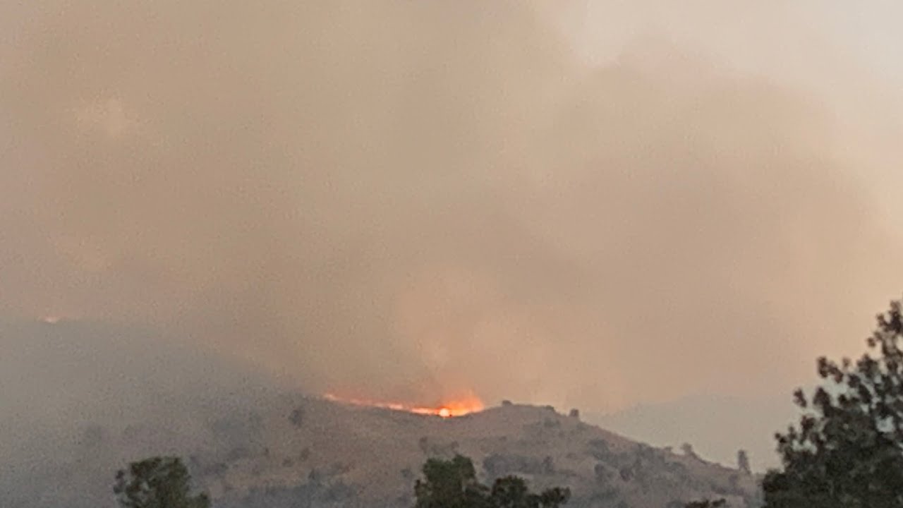 Borel fire Update 7/28/24 8pm Bodfish/Lake Isabella - YouTube