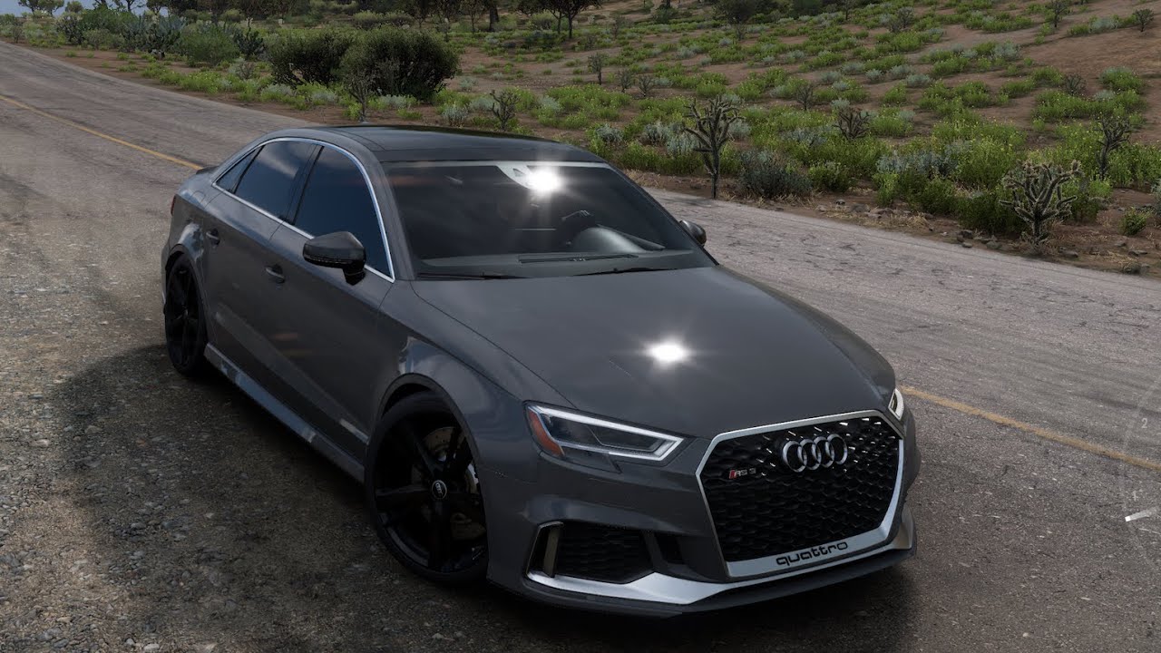 Forza Horizon 5 2020 Audi RS3 Sedan Pure Sound Double Clutch Fart 💨 ...
