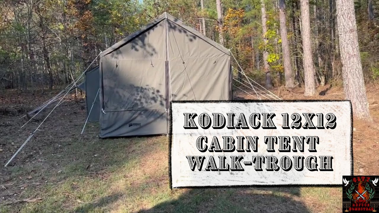 Kodiak 12x12 Canvas Cabin Tent Review - YouTube