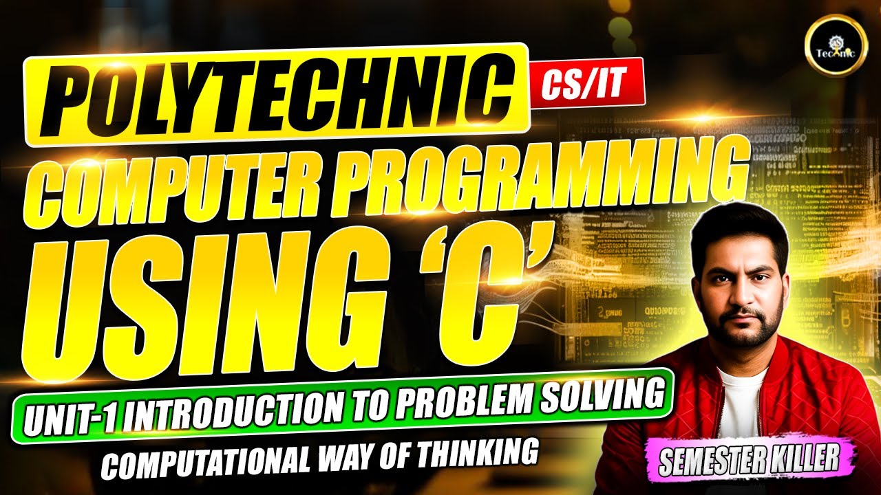 Computer Programming Using C📚 | Computational way of thinking ...