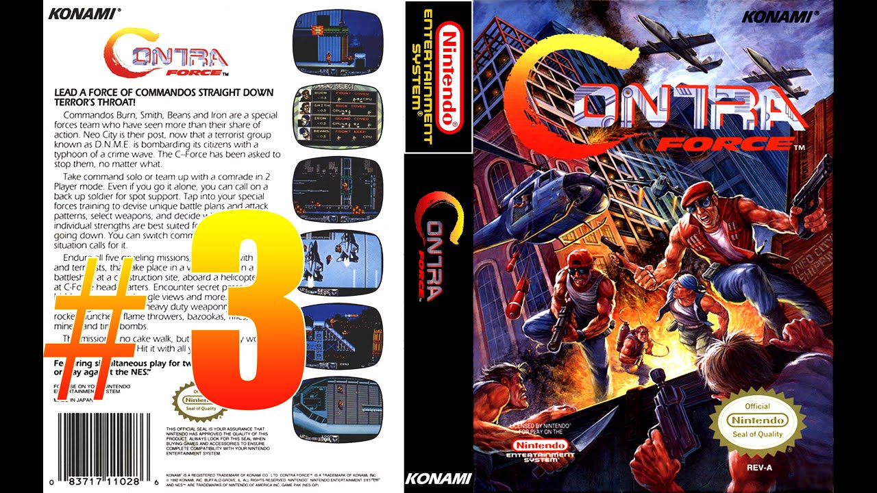 Contra Force NES aka Contra 6 NES Gameplay Longplay NES No Damage No ...