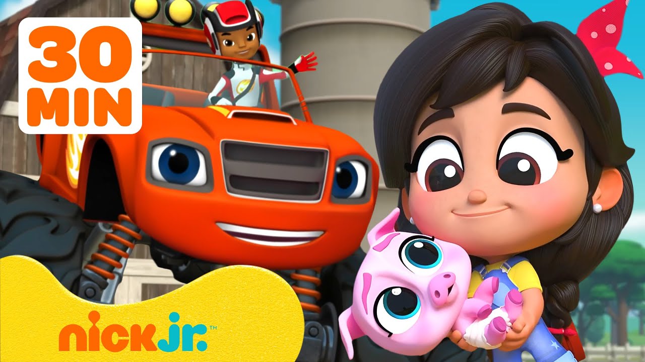 Nick Jr. Western Adventures w/ Blaze, PAW & Barnyard Daycare! 🤠 30 ...