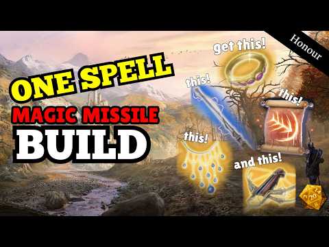 One Spell To Rule Them All, Magic Missile Wizard Build | Baldur's Gate 3