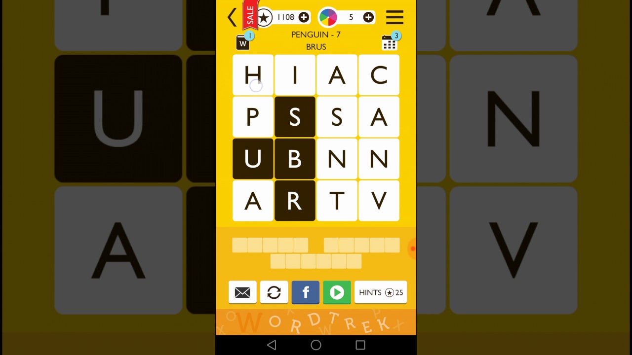 Word Trek Penguin Level 7 Answer Walkthrough - YouTube