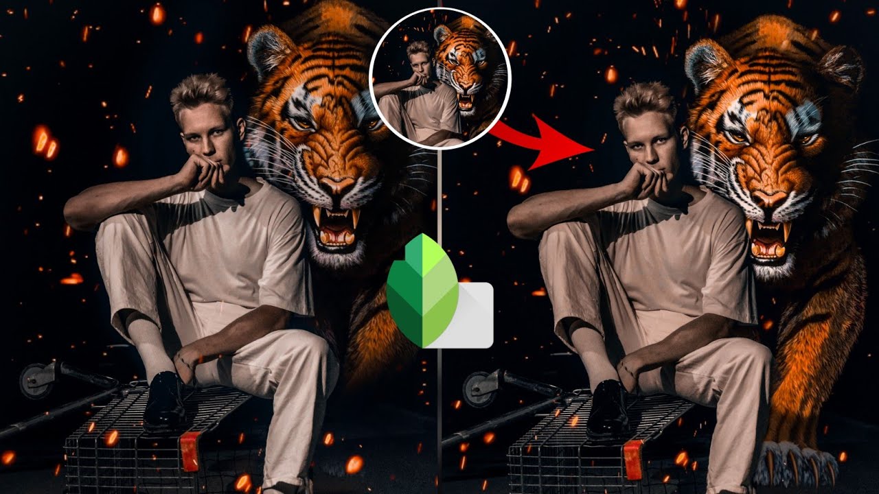 Tiger Photo Editing | Snapseed Photo Editing | Mobile Photo Editing ...