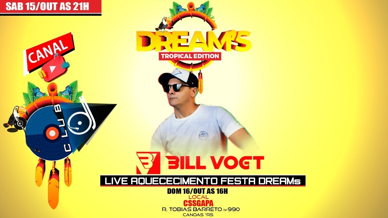 Set House music Com Bill Vogt 15/10/2022 - YouTube