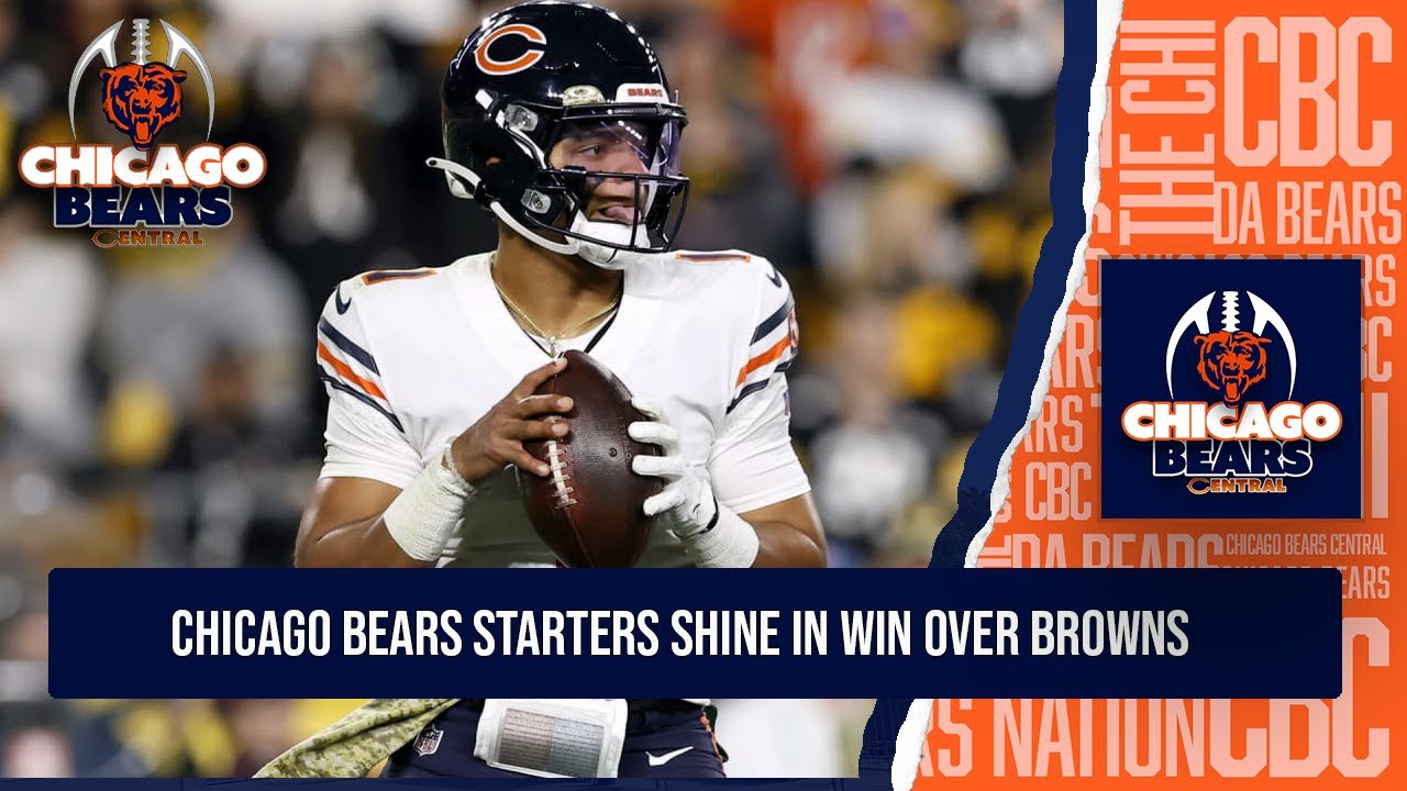 Chicago Bears Starters Shine In Win Over Cleveland Browns - YouTube