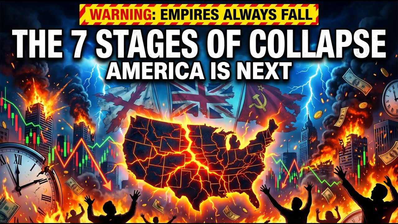 The 7 Stages of Collapse Explained. Spain, Britain, USSR... The Math ...