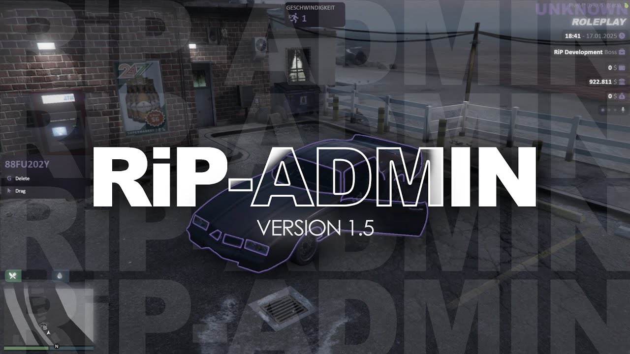 RiP-Admin | Version 1.5 | FiveM Script by RiP Development - YouTube